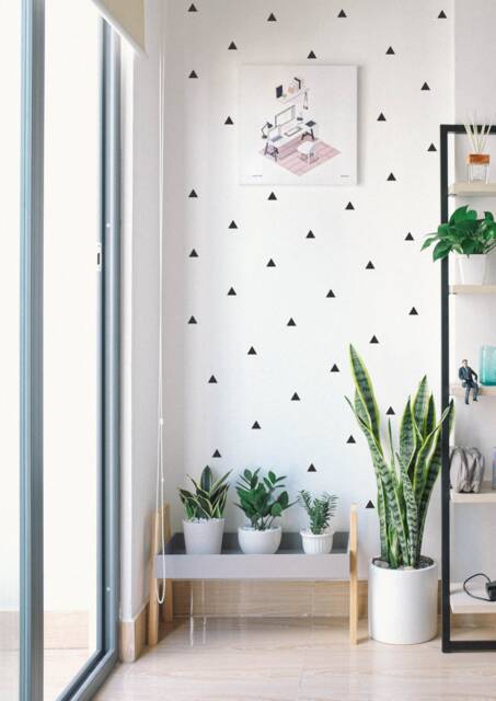 Triangle Wall Art Stickers, Decals, Decor, Kids Bedroom by Etsy ...