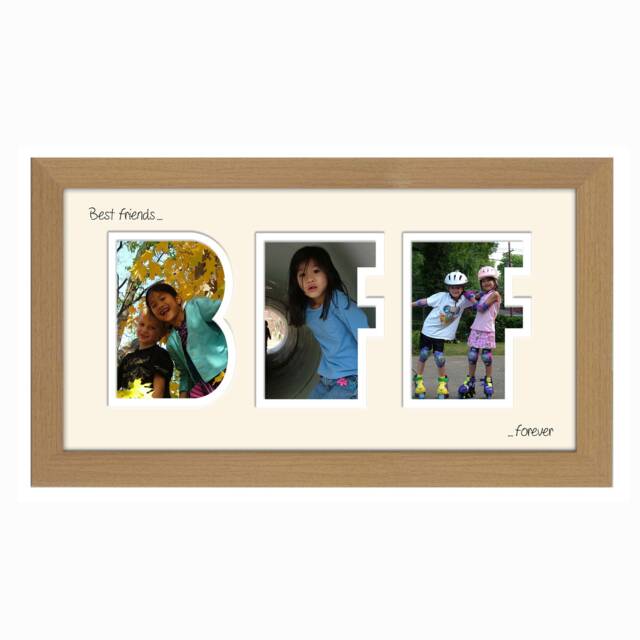 Bff Photo Frame Word Name Special Gift Best Friends Forever Besties 70 ...