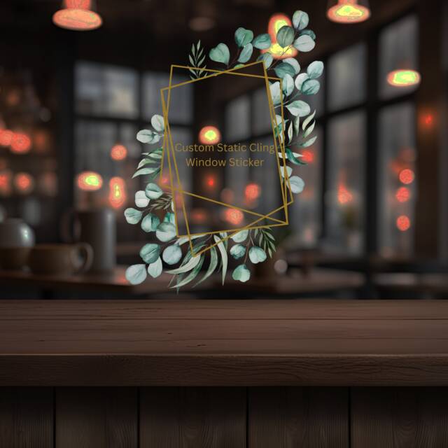 Custom Static Cling Business Window Stickers, Retail Decals, Signage ...