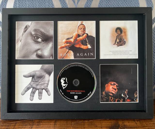 Notorious Big - Born Again Cd Wall Display Frame Not Included by Etsy ...