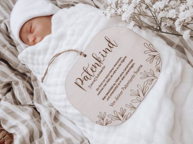 Baptism Gifts For Godchild - Personalized Baptism Gift Engraved Wooden ...