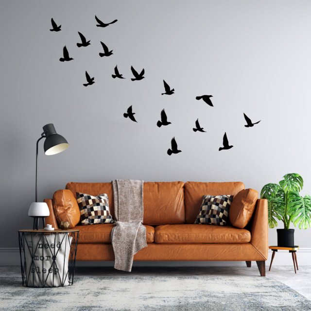 Birds Wall Decals - Art Stickers Decor -Flying Decor- B01 by Etsy ...