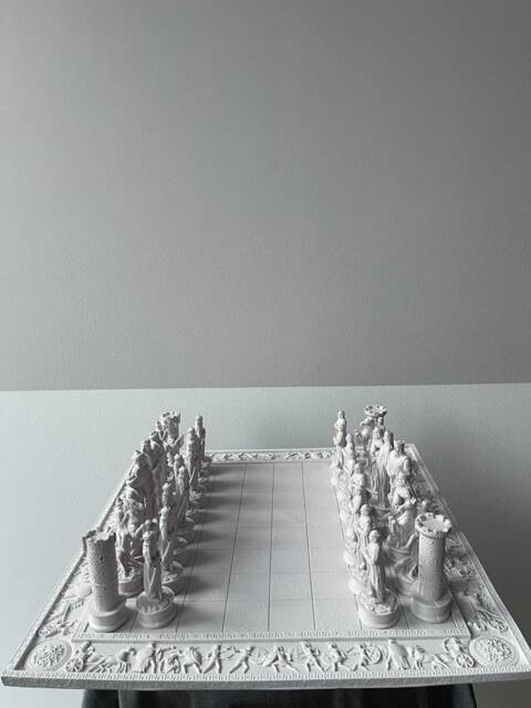 Handcrafted Ottoman & Byzantine Chess Set - Unique Historical-Themed ...