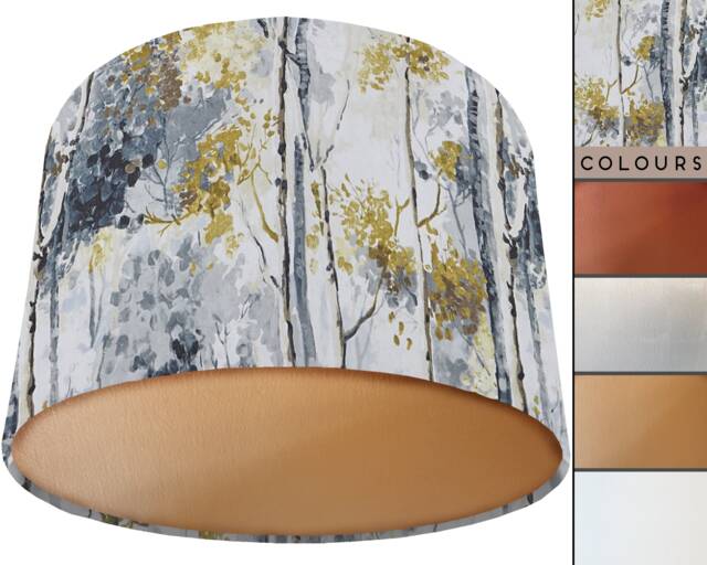 Silver Birch Lampshade, Grey Lampshades, Ceiling Table Light Shade ...