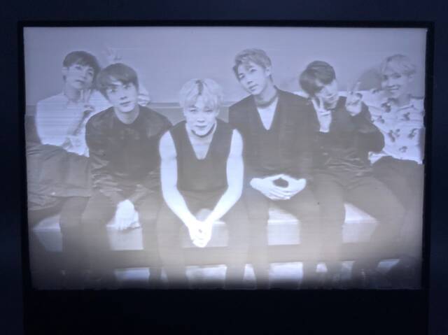 Bts Inspired Lamp - Boy Band K-Pop Korean Lithophane Wow3D Light Charts ...