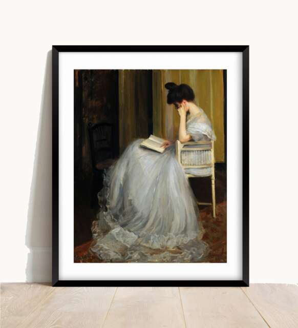 Jacques ??mile Blanche - The Reader Fine Art Print by Etsy | ufurnish.com