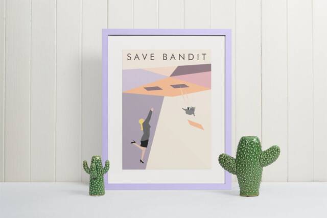 Save Bandit Poster - Fan Art, The Office, Quote, Wall Decor, Fathers ...