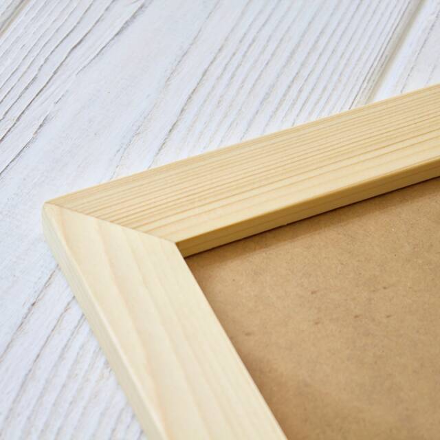 A4 Picture Frame - Natural Wood Handmade Free Standing Modern Rustic ...