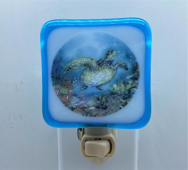 Sea Turtle Night Light Wall Plug In, House Warming Gift, Nursery ...