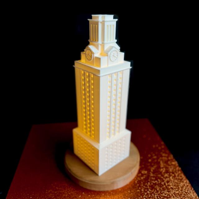 University Of Texas Tower Led Lamp - Ut Graduation Gift, Alumni ...