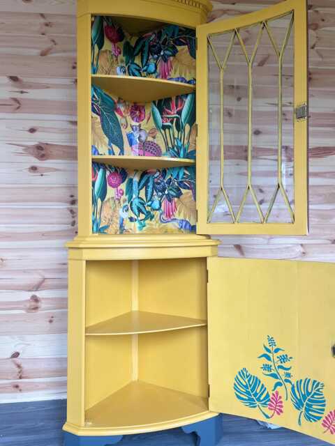 Vintage Drinks Cabinet - Corner Unit - Display Bespoke Gin Cabinet by ...