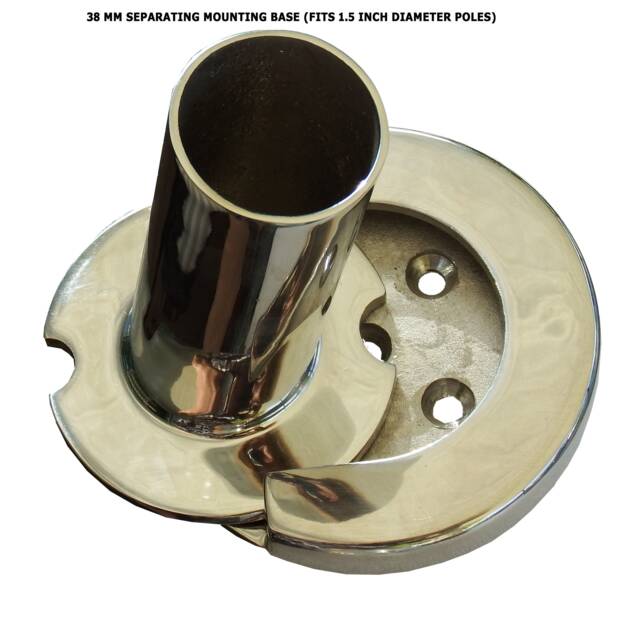 Separating Mounting Base & Cover Plate For 1.5 Inch Carbon Fiber Shade ...