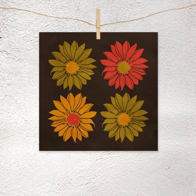 Retro Flower Art Print by Etsy | ufurnish.com