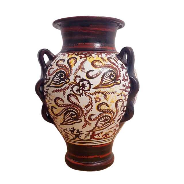 Minoan Style Vase Handmade Ceramic Pottery Ancient Greek Amphora ...