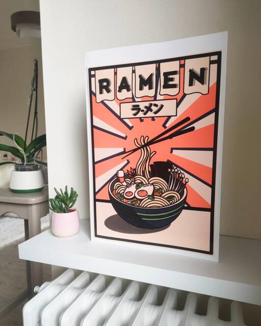 Japanese Ramen Poster by Etsy | ufurnish.com
