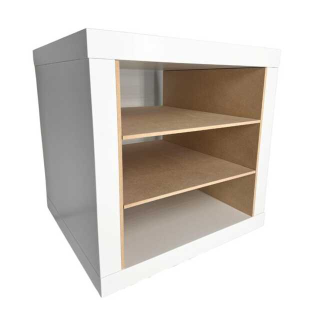 Mdf Kallax Storage Shelf Insert Divider, 2 Custom Cnc Cut 6mm, Diy ...