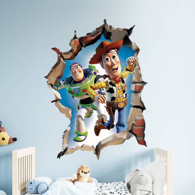 Buzz Lightyear & Woody Wall Decal Toy Story Nursery Decor by Etsy ...