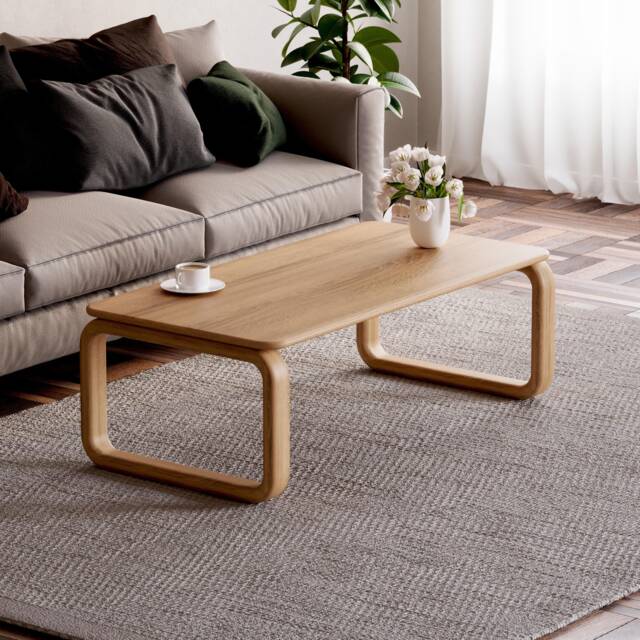 Unique Coffee Table - Modern Coffee Table Wooden Oak Minimalist Scandi ...