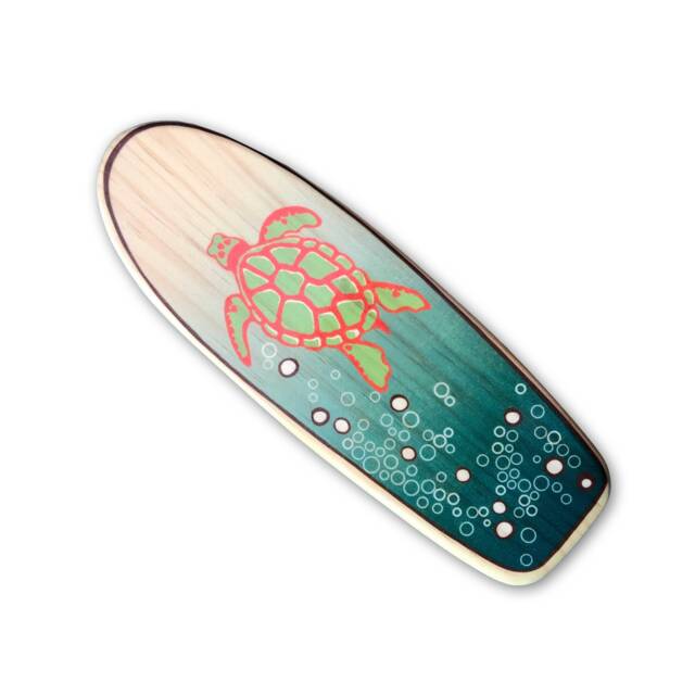 10 Inch Mini Wooden Surfboard, Single Board, Beach & Surf Decoration ...