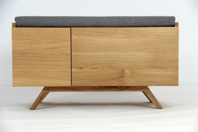 Otto 89, Elegant & Durable Handmade Bench, Hallway Bench With Doors ...