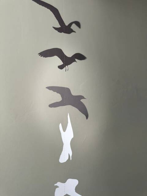 Seagull Bird Streamer Garland - Minimalist Coastal Wall Decor by Etsy ...