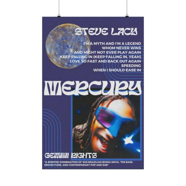 steve Lacy - Poster - Rap Poster, Hip-Hop by Etsy | ufurnish.com