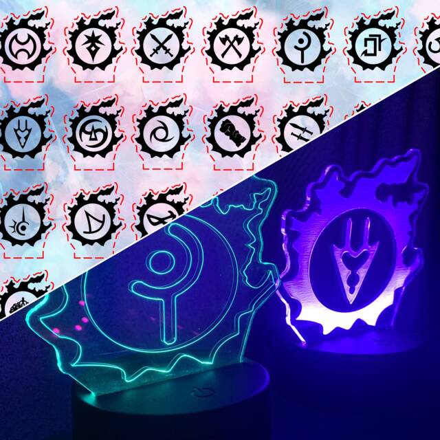 Ffxiv - Final Fantasy Xiv Acrylic Light Lamp For Any Job/Class by Etsy ...