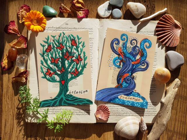 Spring Summer Tree Of Life Postcards by Etsy | ufurnish.com