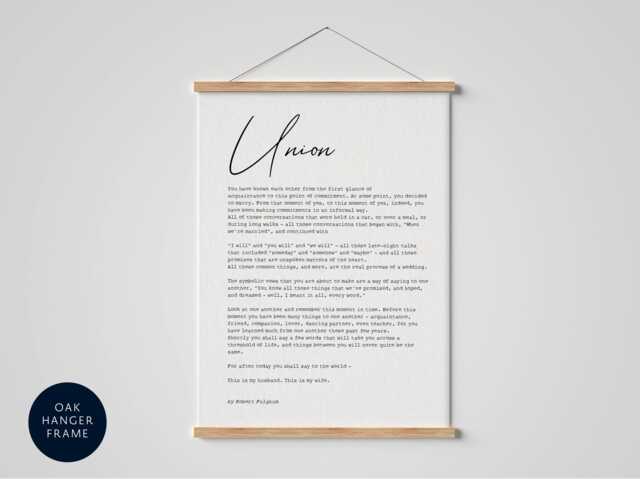 Wedding Poem Print By Robert Fulghum - Union Reading Wall Art by Etsy ...