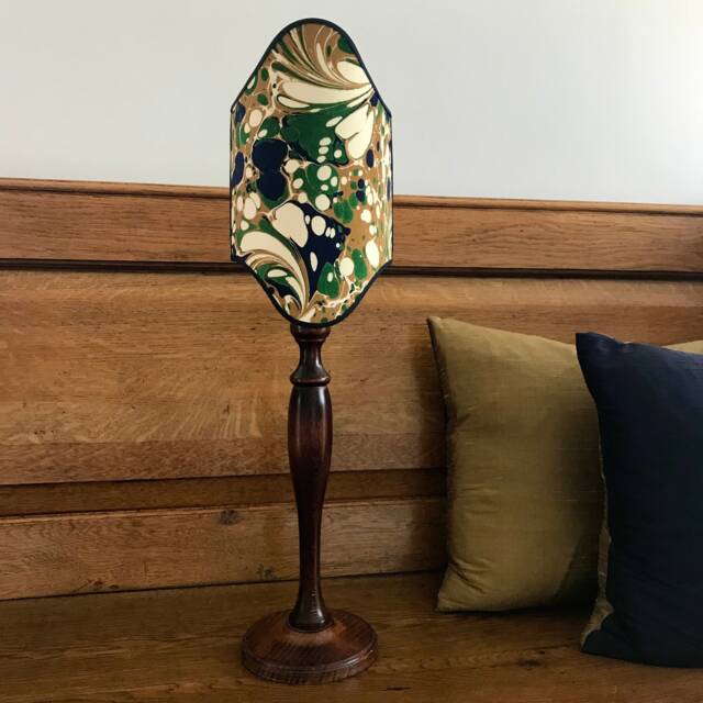 Dappled Velvet - Large, Handmade, Arched Shield Lampshade by Etsy ...