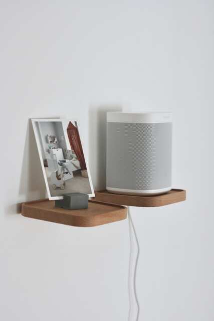 Anaan Raft Floating Shelf Wood Square Showcase Wall Hanging Planter ...