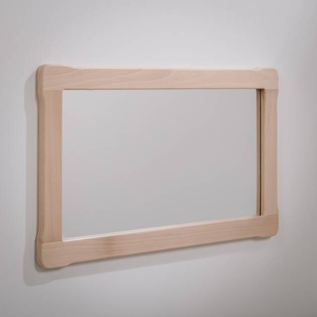 Big Kids Mirror, Nursery Mirror, Montessori Decorative Natural Wooden ...