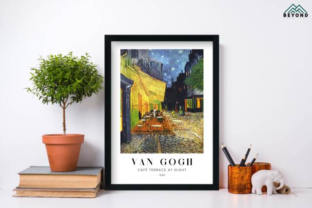 Van Gogh Caf?? Terrace At Night Premium Quality Print & Frames ...