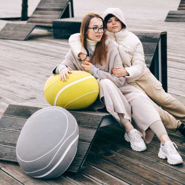 "Outdoor Pouf Ottoman Katsu, Model ""Devon" by Etsy | ufurnish.com