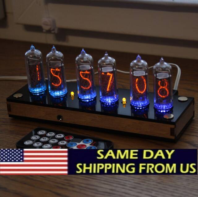 Nixie Tube Clock Include In-14 Tubes & Case Old School Combined With ...