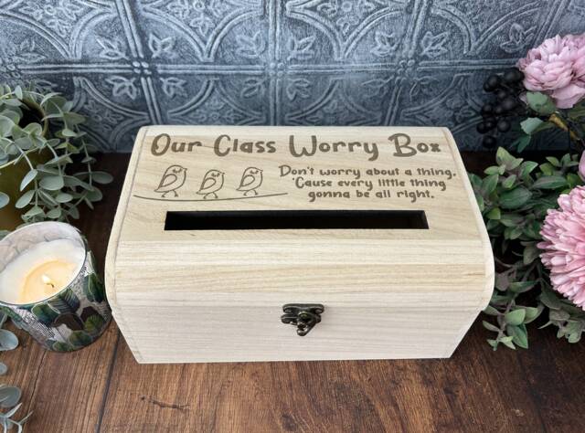 Three Little Birds Don't Worry Box Primary School Dropbox Personalised ...