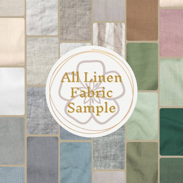 Linen Fabric Samples Set Of All Colors - Fast Delivery. Swatches For ...