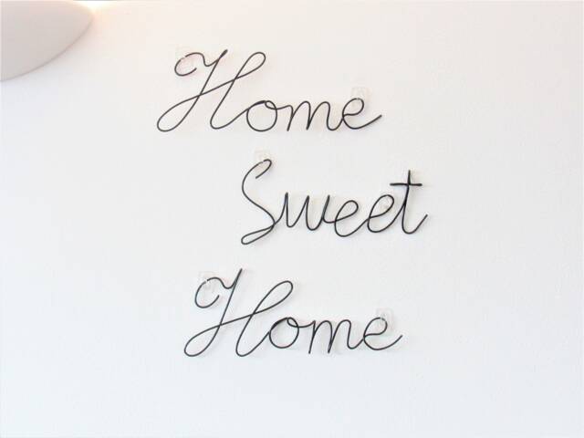 Home Sweet Sign Wire Wall Art, Words Home Sweet Decor Metal Art Living ...