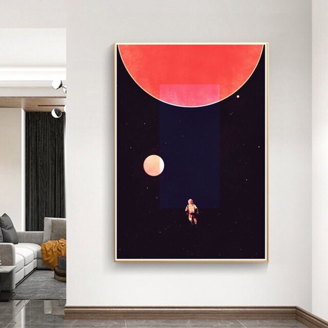 2001 A Space Odyssey , Movie Poster, Canvas Poster, Wall Decor, Wall ...