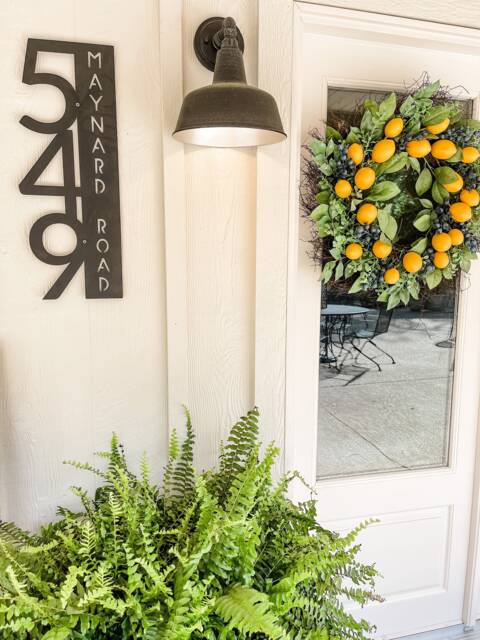 Custom Address Sign Metal Words Home Address Wall Art by Etsy ...