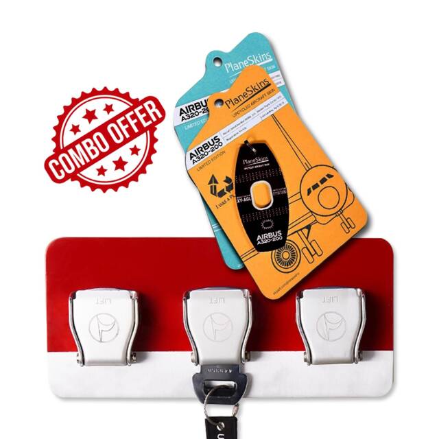 Key Hanger + 2x Keychains - Virga A320 Combo by Etsy | ufurnish.com