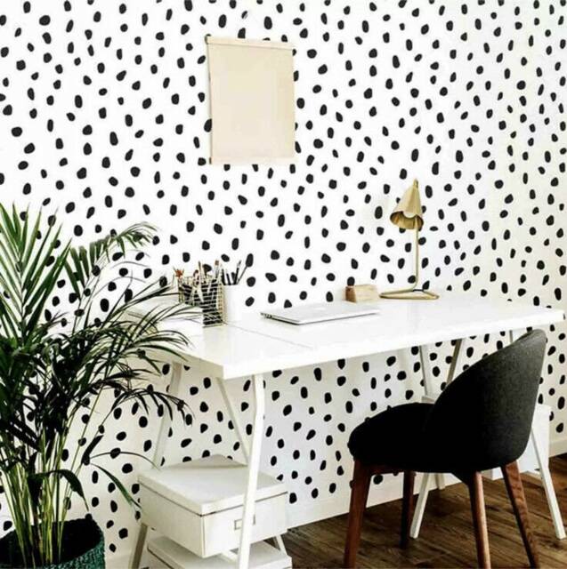 x1000 Dalmatian Spots Vinyl Wall Decal Sticker Polka Dot Print Bedroom ...