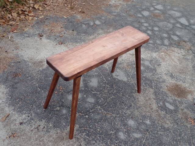 Handmade Wooden Table - With Removable Legs 80x35cm, Covered With Wax ...