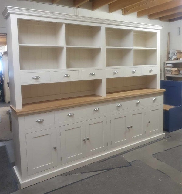 Buckingham Painted 6 Door Open Top Dresser Library Unit - Bespoke Sizes ...