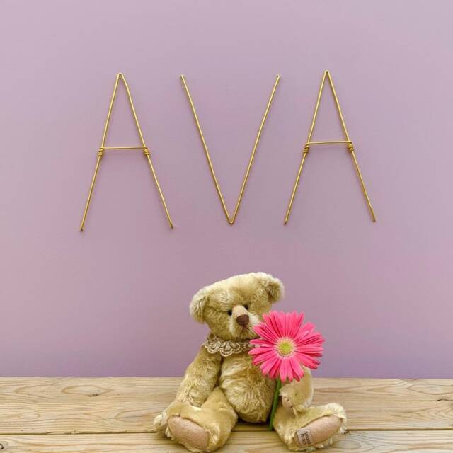 Extra Large Custom Name For Wall - Capital Letters, Words, Names, Metal ...