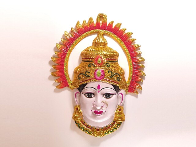 Goddess Lakshmi/Gauri - For Varalakshmi Pooja , Diwali Or Wall Hanging ...