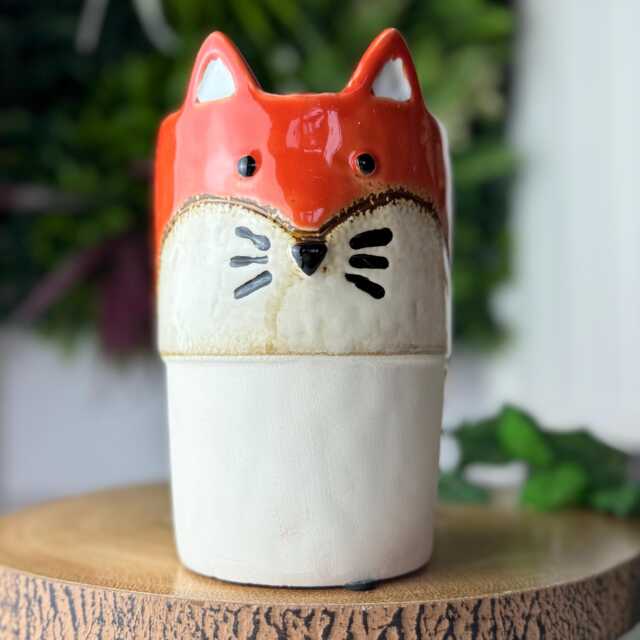Ceramic Tall Fox Planter by Etsy | ufurnish.com
