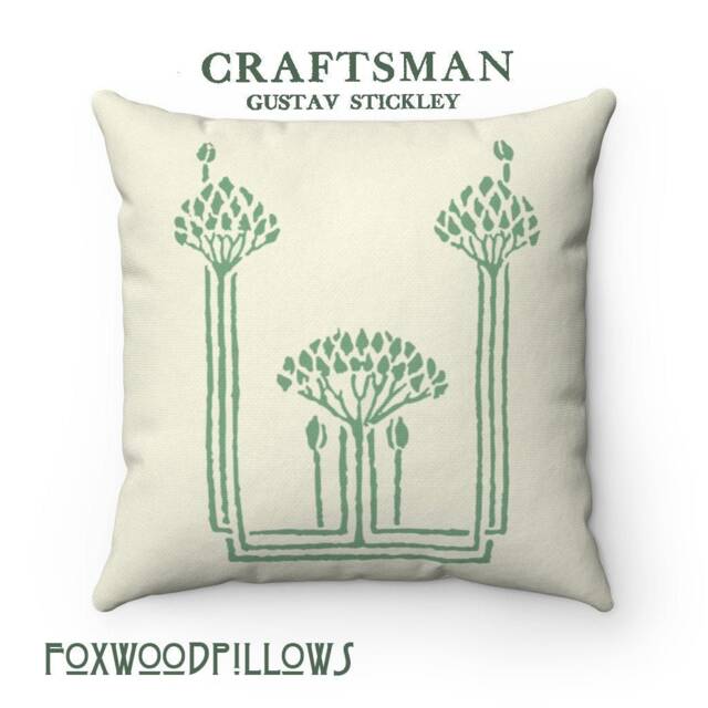 Gustav Stickley Pillow Arts & Crafts Style Accent Pillow by Etsy ...