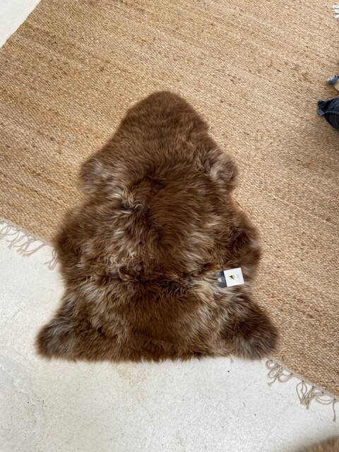 Rare Breed Genuine Sheepskin Rug With Natural Markings, Genuine ...