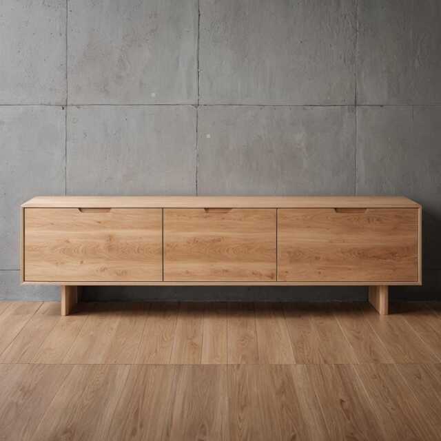 Lowboard/Sideboard Console Table Solid Wood Side Cabinet Real by Etsy | ufurnish.com